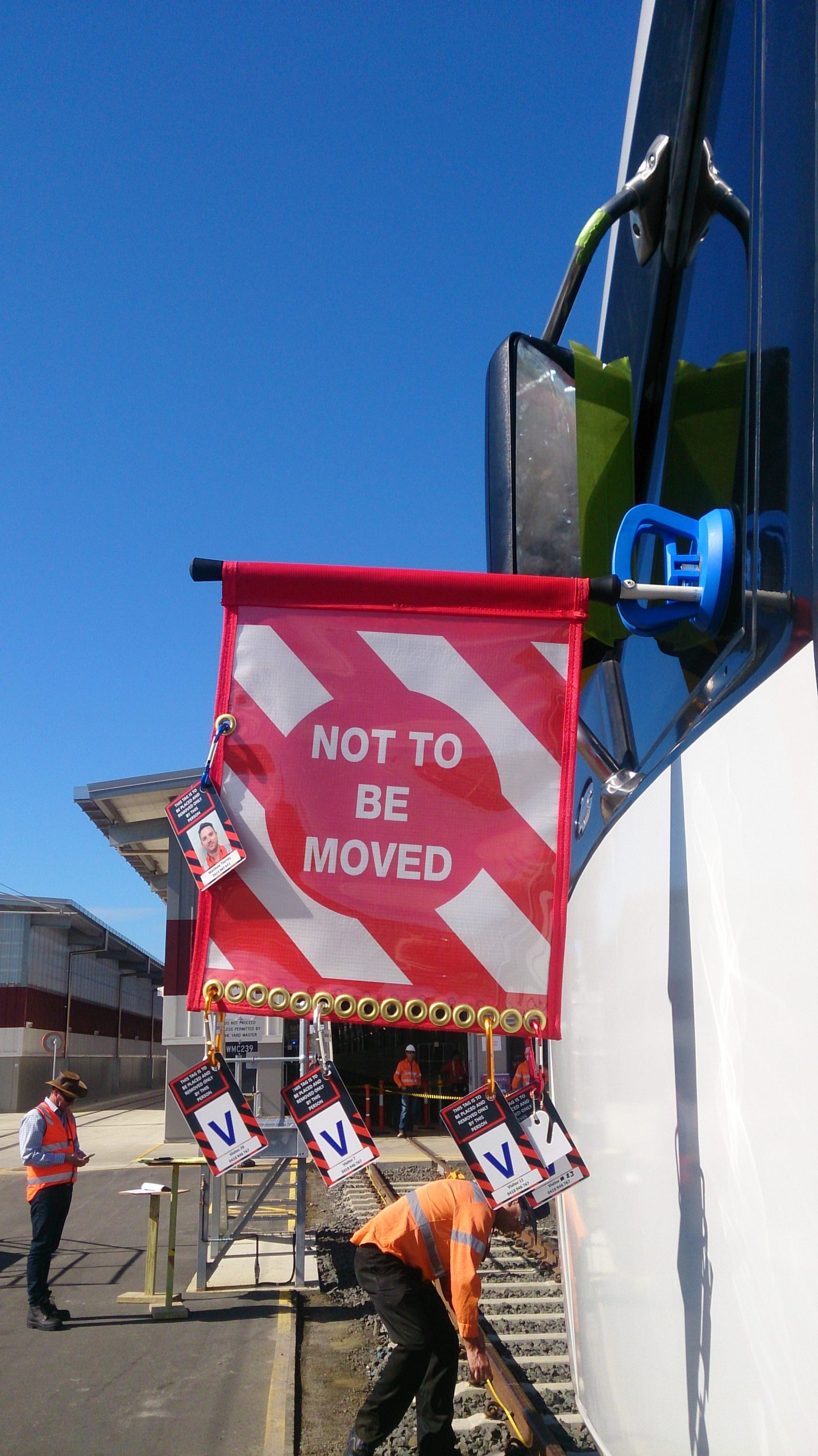 Railway Safety Banner – Gina's Flags